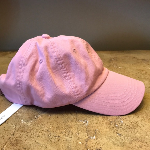 Aqua | Accessories | Aqua Pink Cotton Baseball Cap | Poshmark